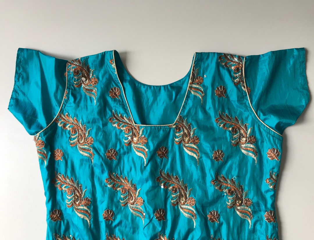 Ethnic India Tunic - Stunning India Kurti - Beautiful Accents W Rich ...