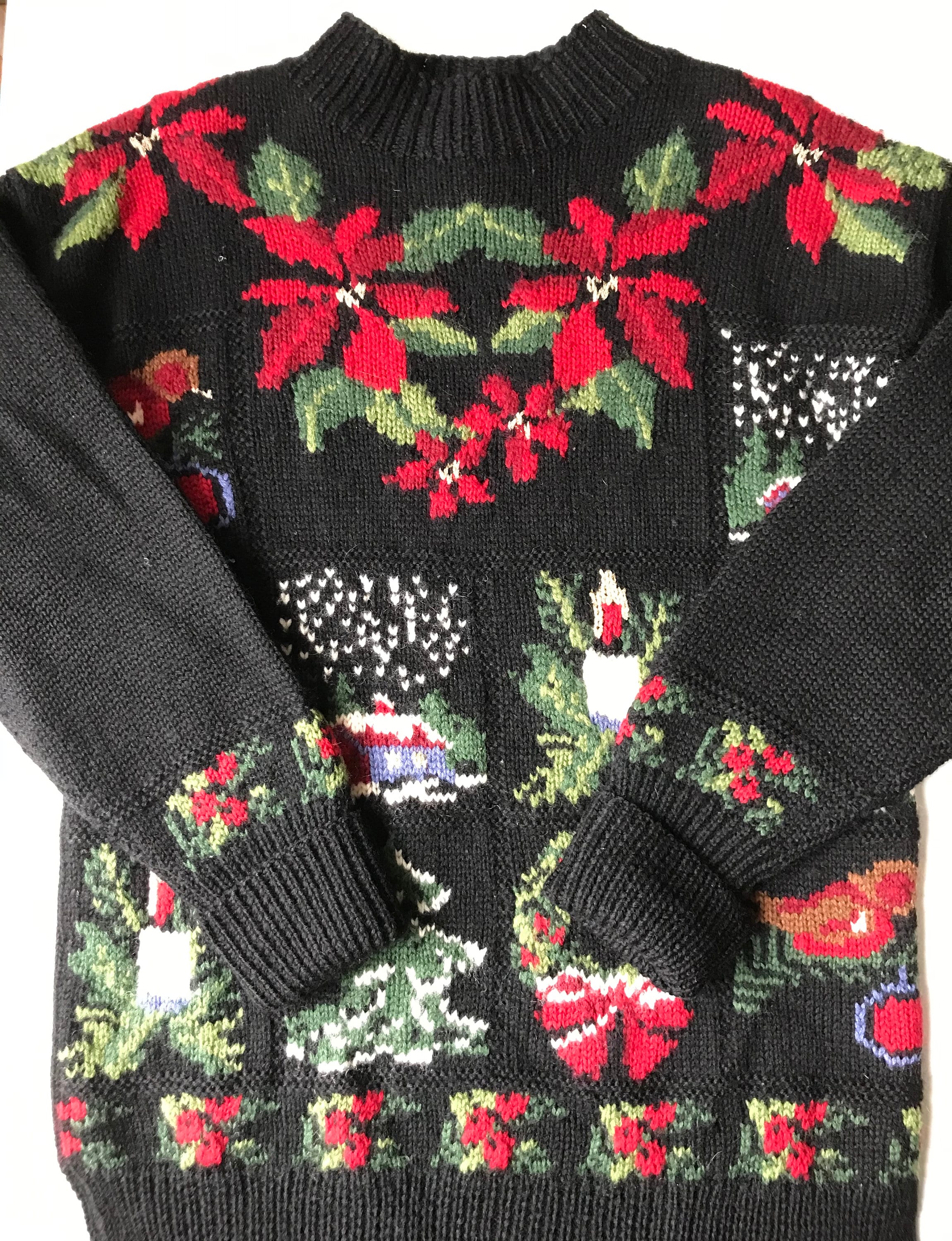 Patchwork Christmas Sweater - so Cut! - Love! - All Wool W Patchwork ...