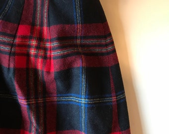 Pendleton Plaid Skirt Lovely Vintage Tartan Wool USA | Etsy