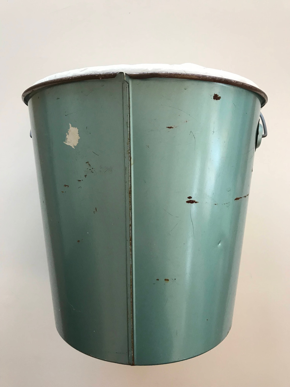 Vintage Minnow Bucket Galvanized Fishing Pail W Cool Fish - Etsy