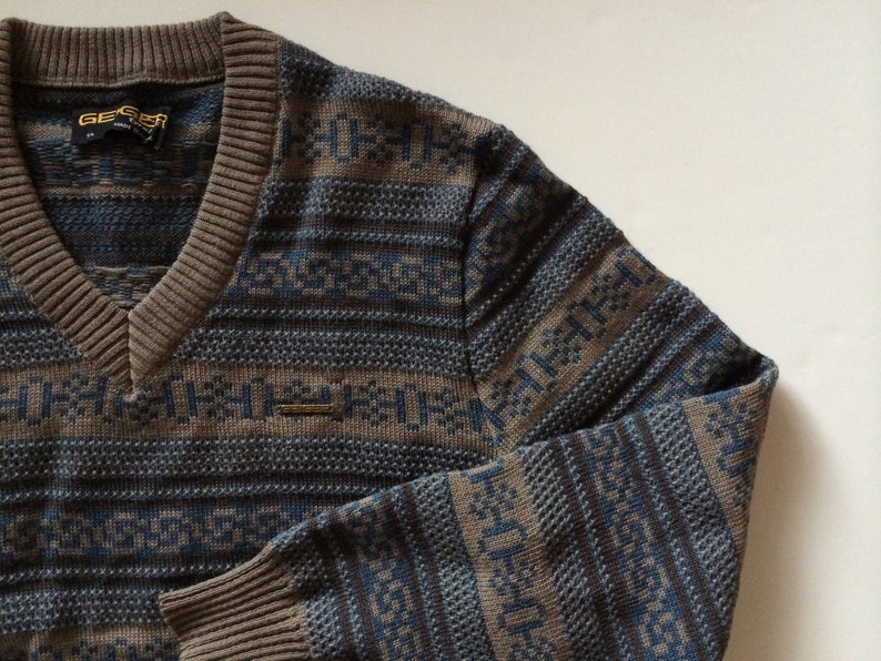 Geiger Austria Sweater Stunning Fine Wool Smokey Shades | Etsy