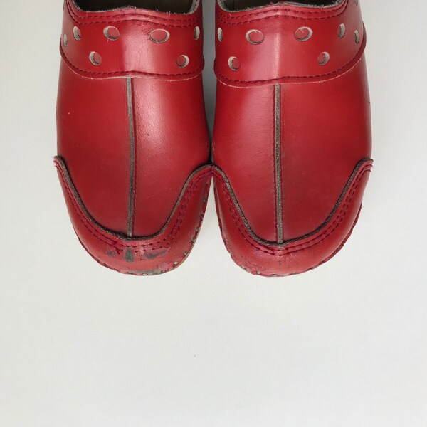 Red Clogs - Etsy