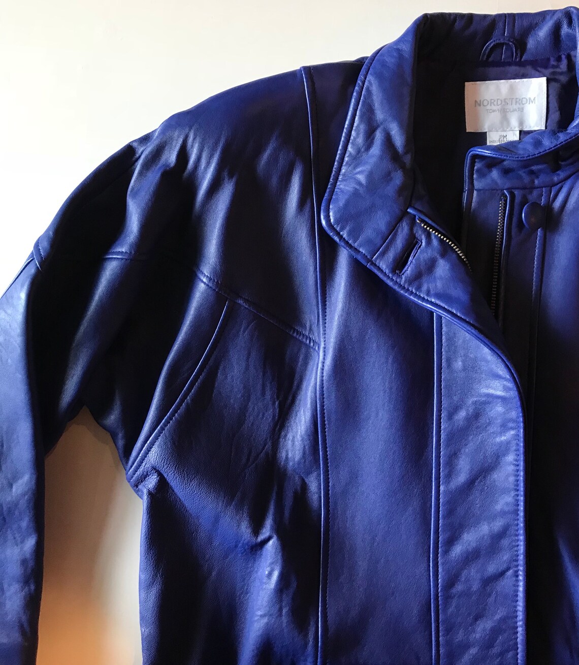 Purple Leather Jacket Coat - so Soft! - Rich Grape Leather Jacket ...