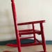 Red Rocking Chair for Kids Charming Small Old School - Etsy