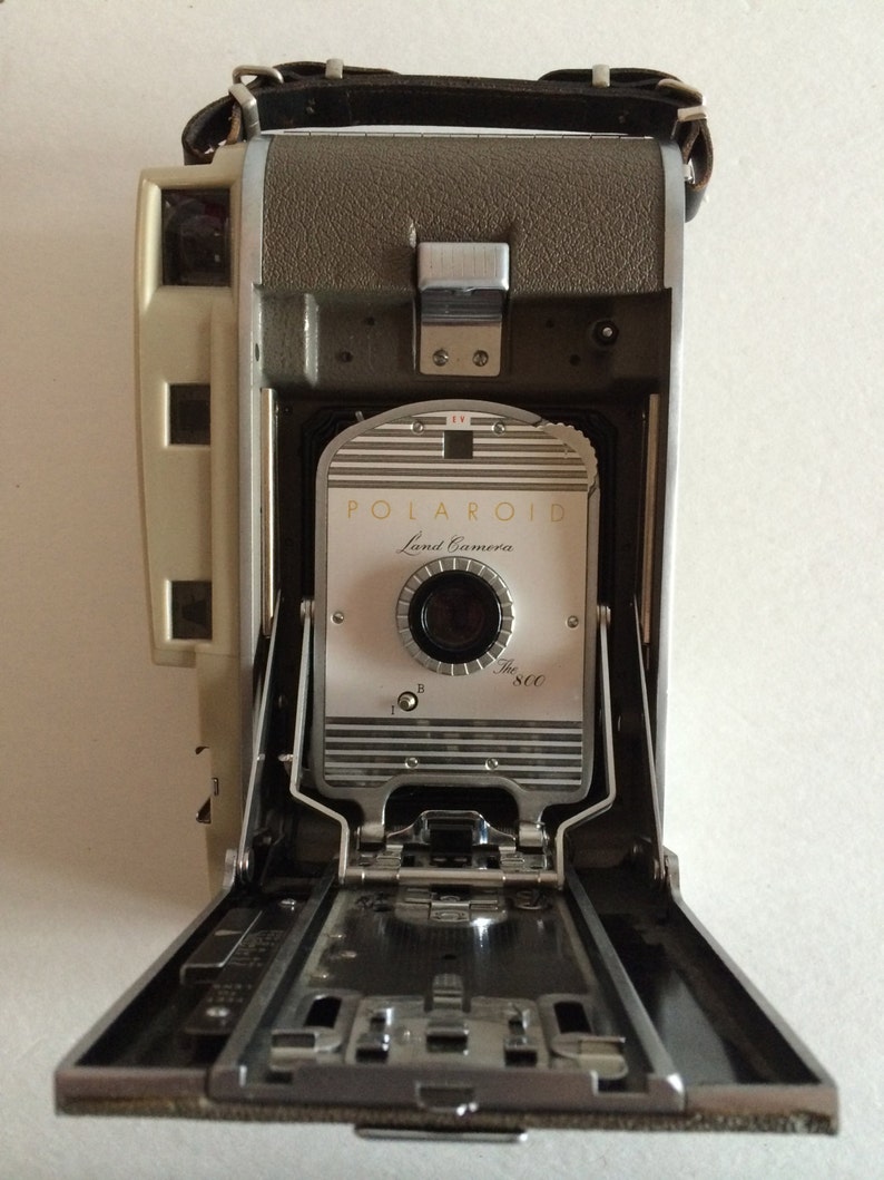 Vintage Polaroid Camera - Complete W Leather Case - Model 800 Land ...