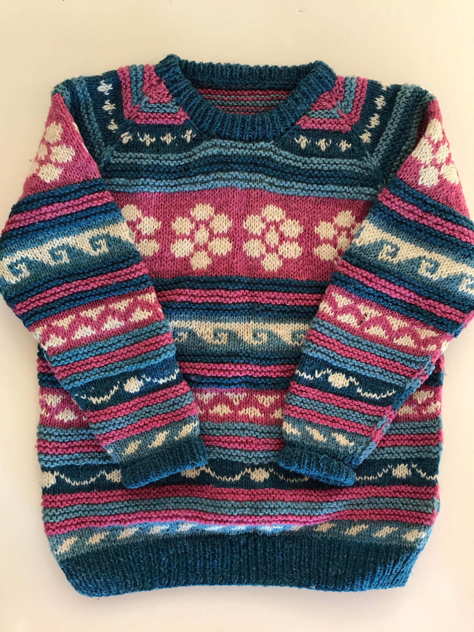 Ethnic Tribal Sweater Amazing Complicated Abstract Weave in - Etsy