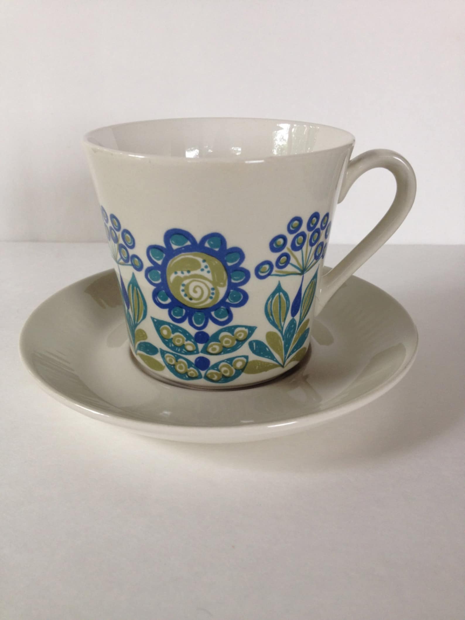 Vintage Figgjo Flint Turi Design Tor Viking Norway Cup and Saucer ...