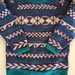 Ethnic Sweater Nepal Amazing Complicated Abstract Weave in Yummy Lilac ...