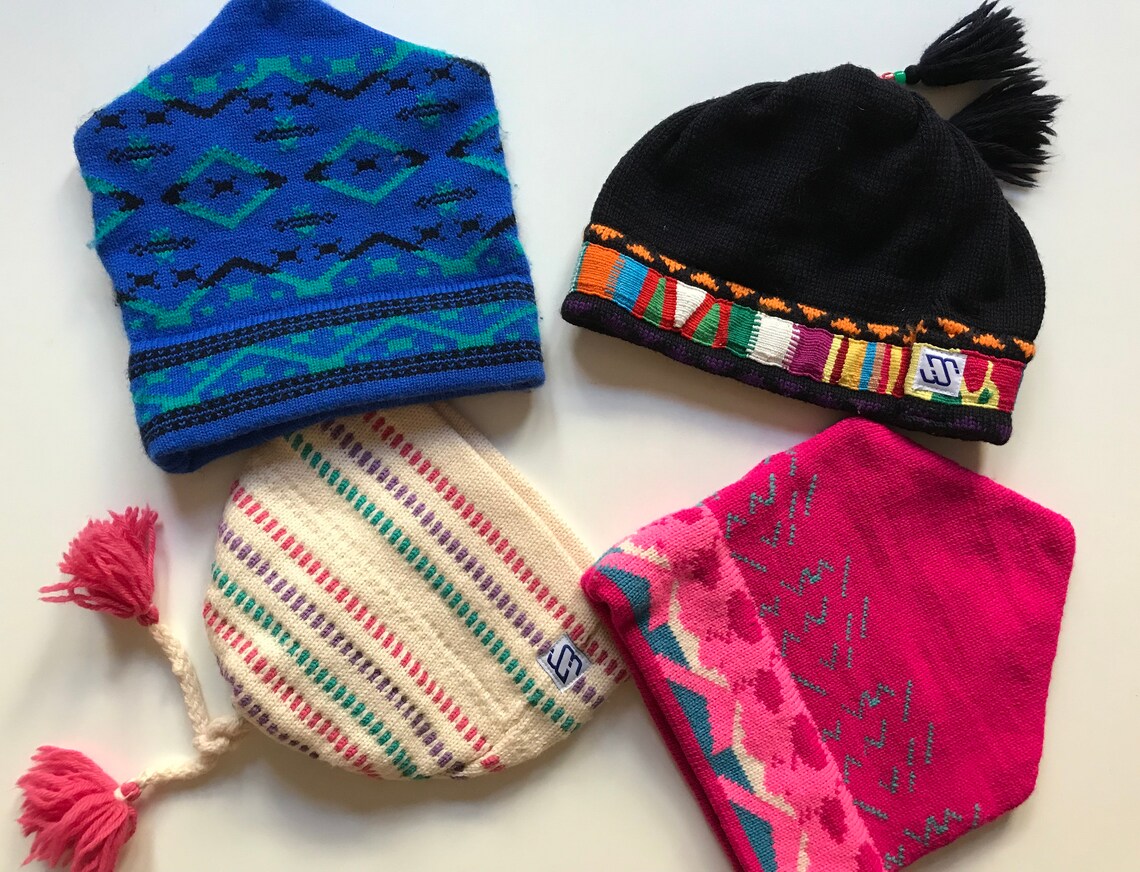 Vintage Ski Hat Retro Nordic Ski Hats Complex Nordic - Etsy
