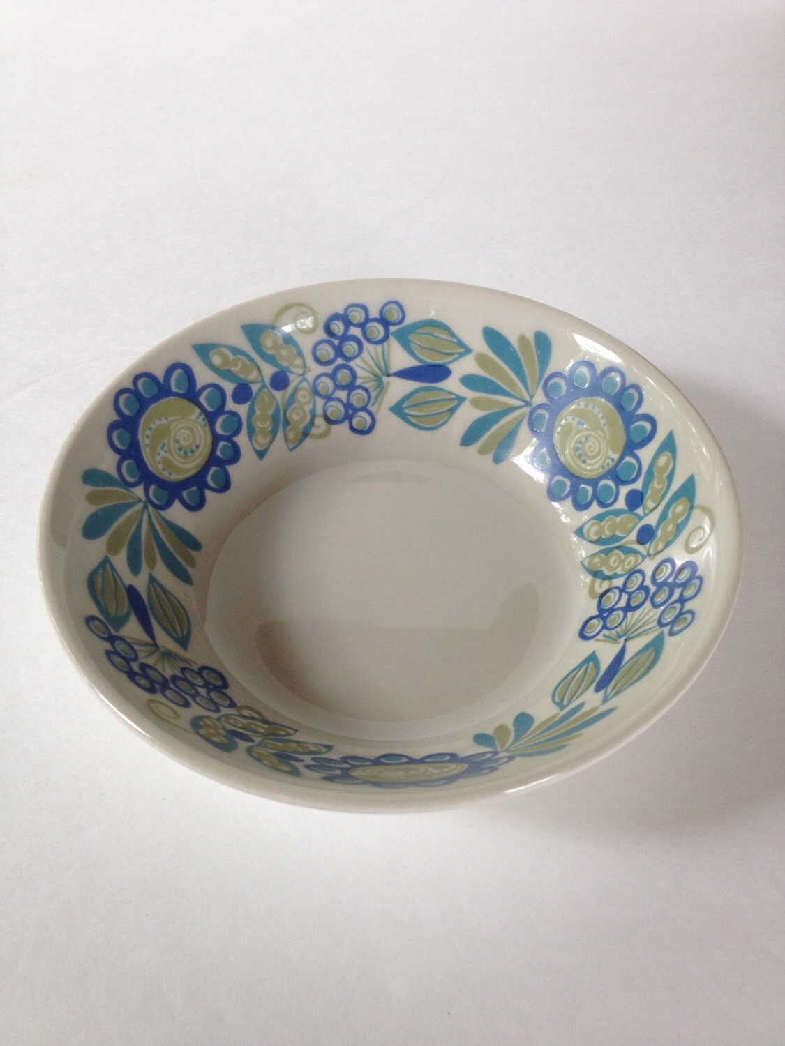 Figgie Flint Turi Design - Tor Viking Norway Bowl - Retro Blue Green ...
