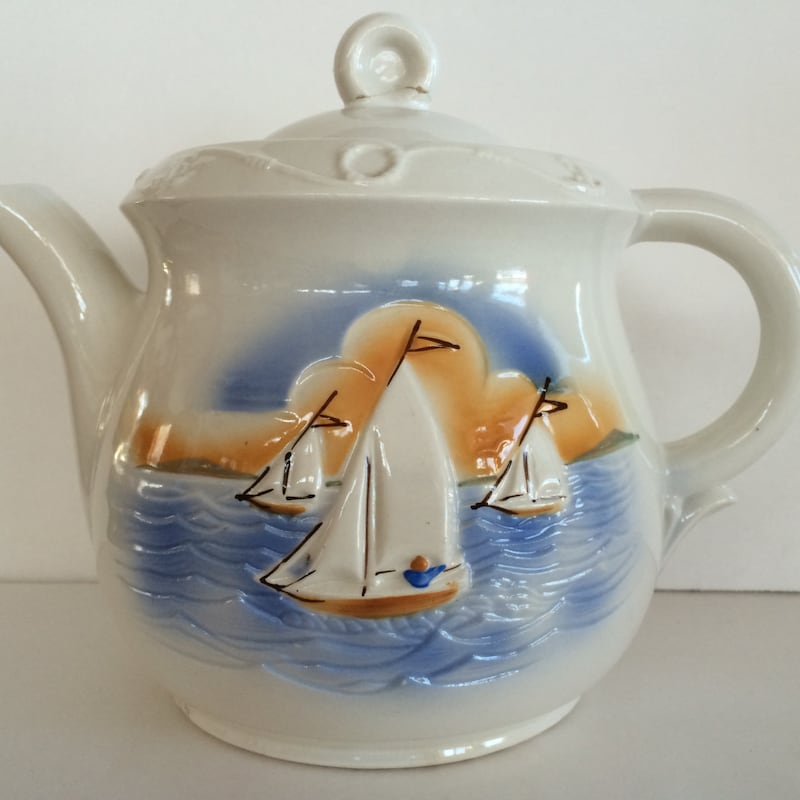 Beach Teapot - Etsy