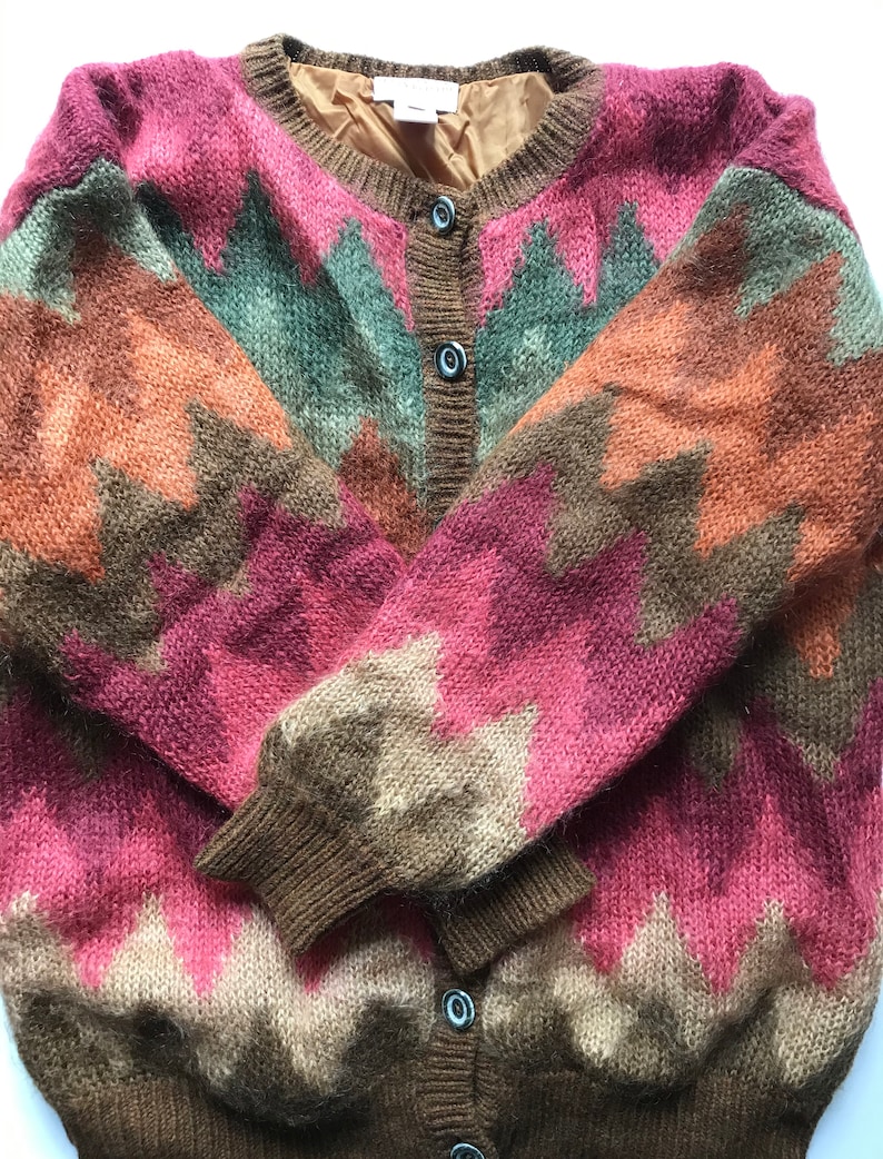 Mohair Sweater Jacket Fantastic Fully Lined Wonderful | Etsy