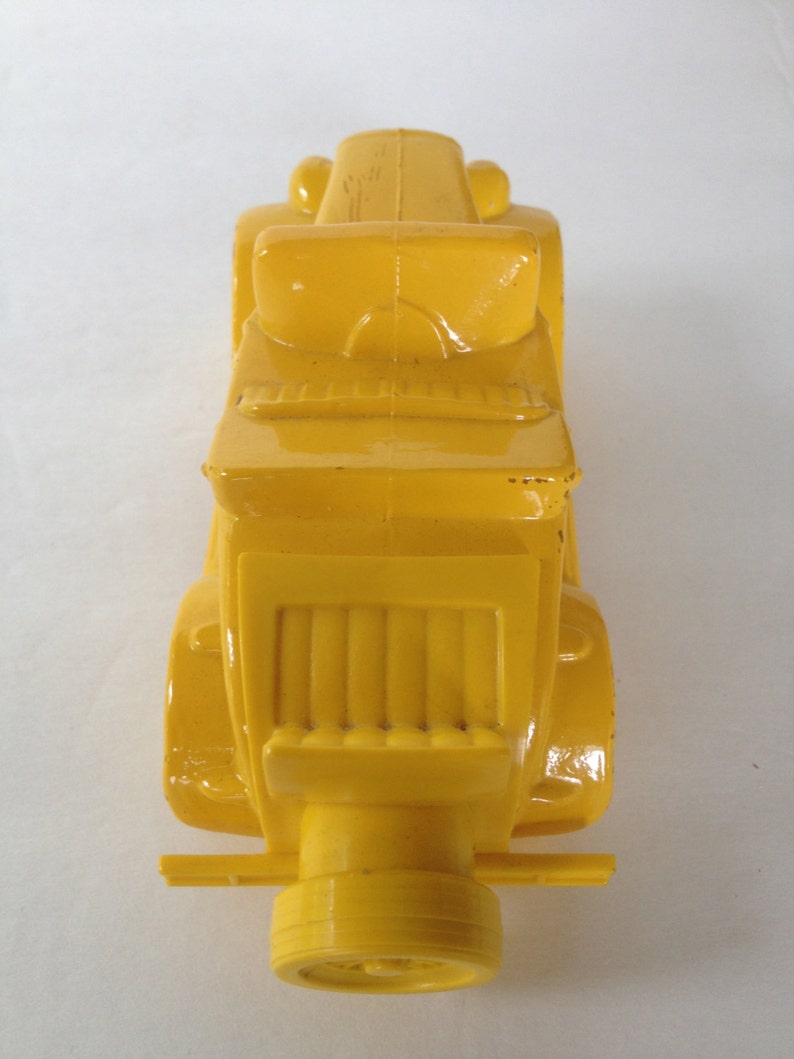 Avon Yellow Car Toy Convertible Charming Yellow Glass - Etsy