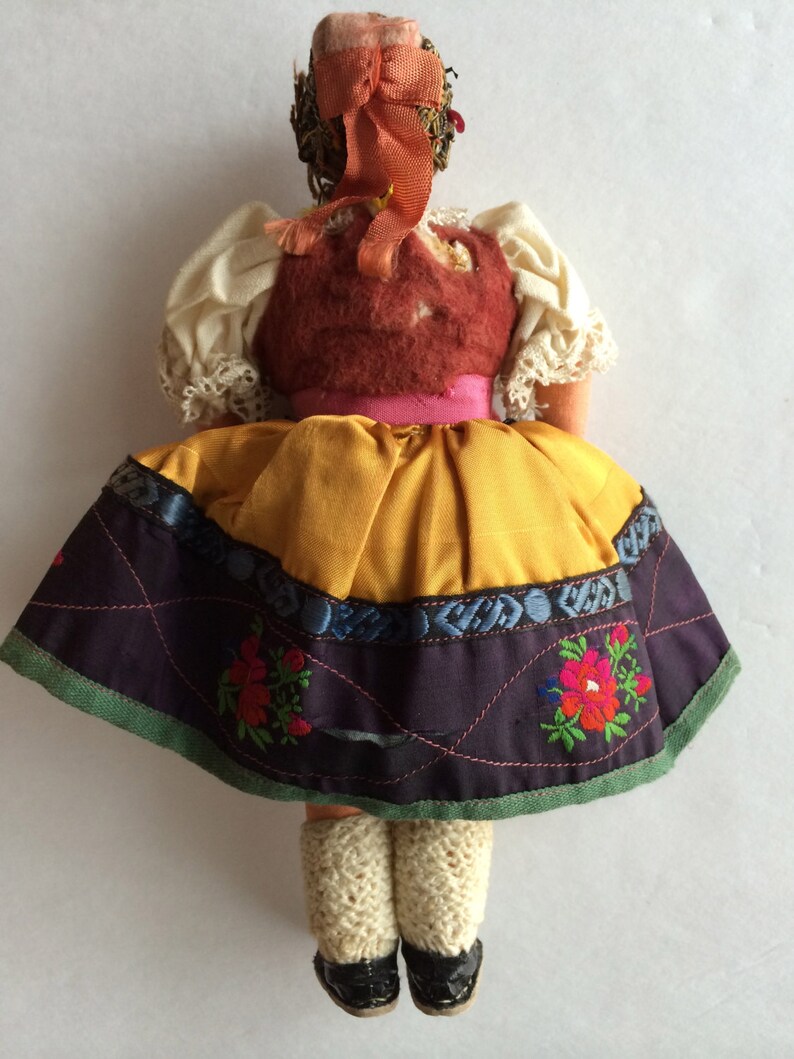 Vintage European Doll Hungary -enchanting - Rich, Handmade Costume ...