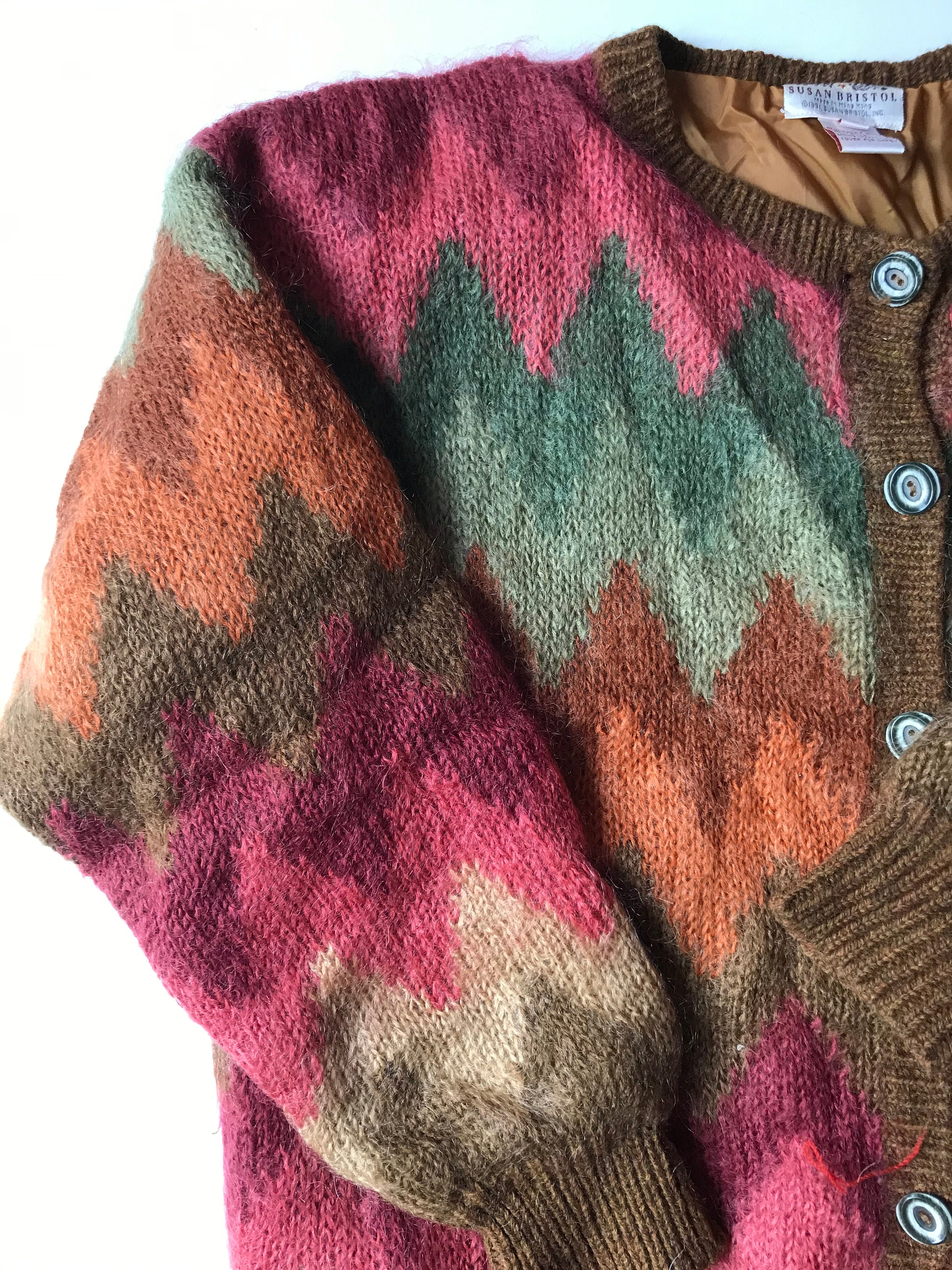 Mohair Sweater Jacket Fantastic Fully Lined Wonderful - Etsy