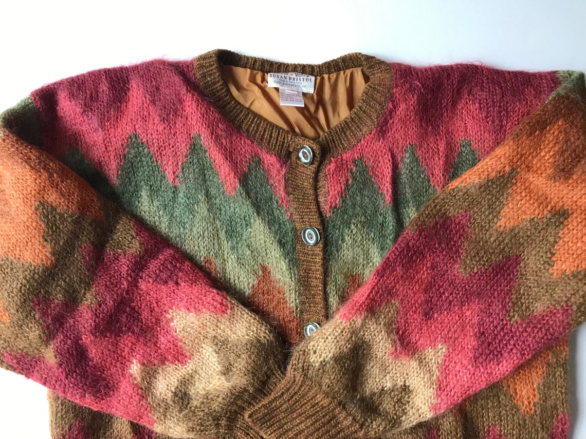 Mohair Sweater Jacket Fantastic Fully Lined Wonderful | Etsy