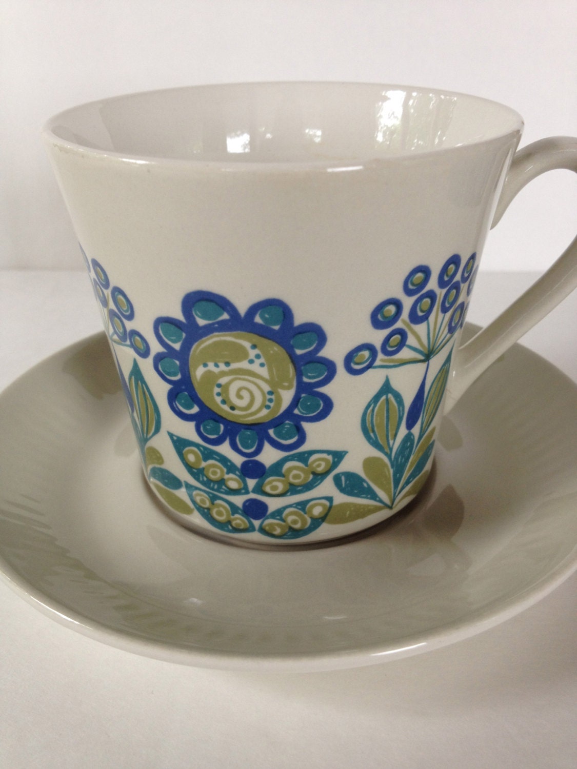Vintage Figgjo Flint Turi Design Tor Viking Norway Cup and Saucer ...
