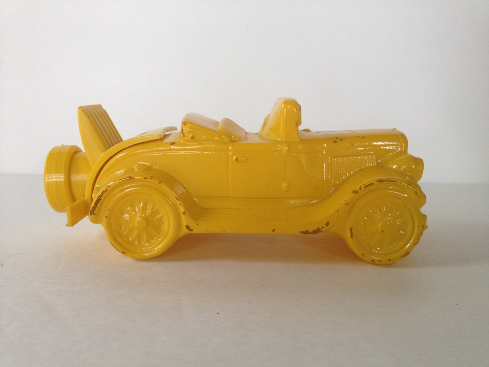Avon Yellow Car Toy Convertible Charming Yellow Glass - Etsy