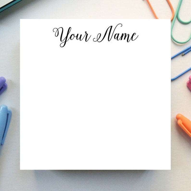 The Pad – Thick Luxurious PERSONALIZED Notepad - Etsy