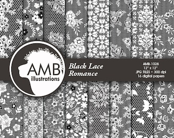 Digital Lace Paper | Etsy