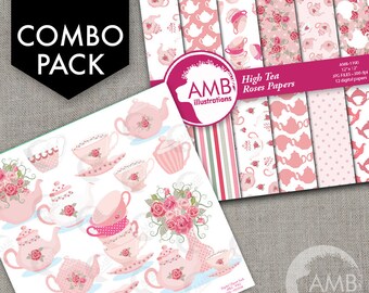 Tea Party Clipart | Etsy