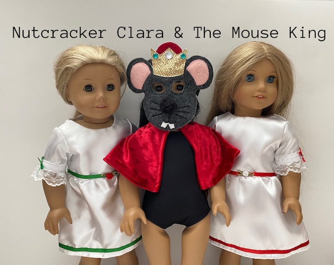 SALE Nutcracker Ballet Clothes With Clara and the Mouse King - Fits an 18" Doll - Costumes ...