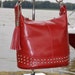 RED LEATHER Hobo Bag, Red Leather Handbag, Red Leather Shoulder Bag ...