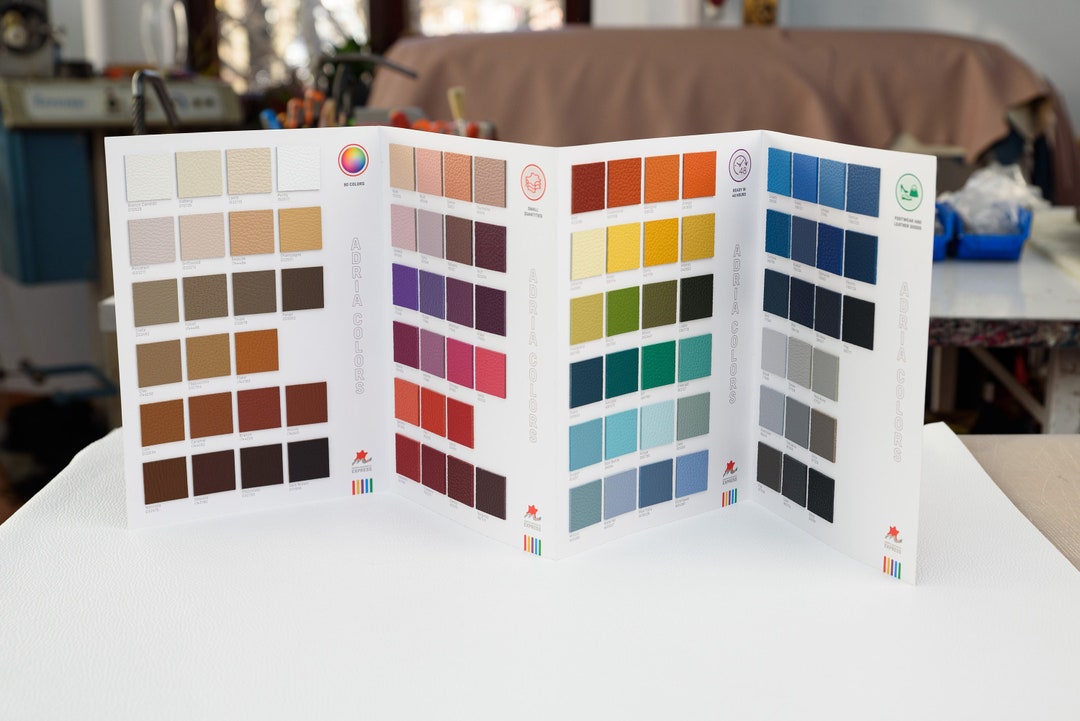 CORYSBAGS Leather Swatches Catalogue , Leather Color Catalogue, Leather ...