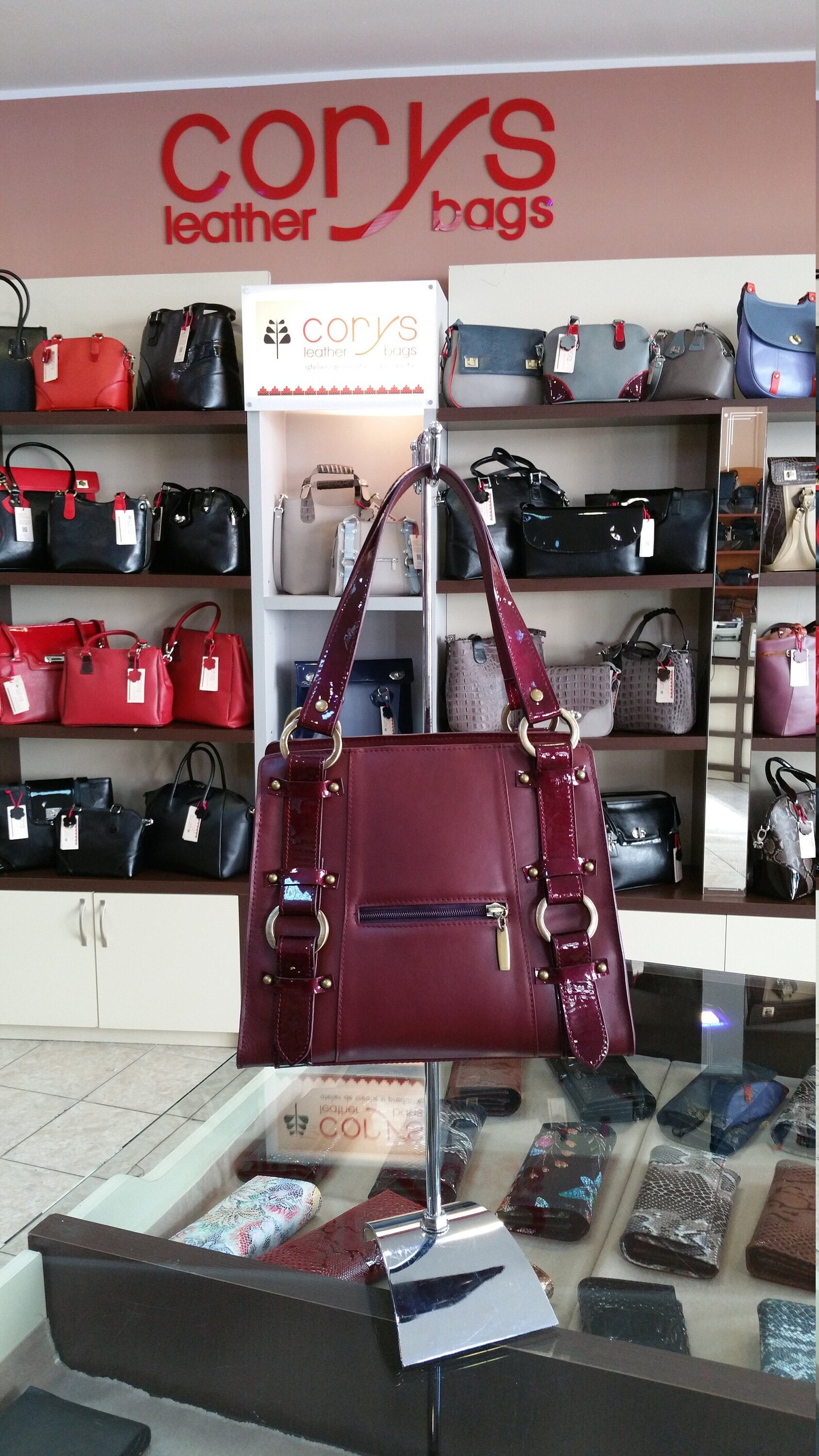 RED LEATHER TOTE Bag Red Leather Handbag Buckles Leather - Etsy