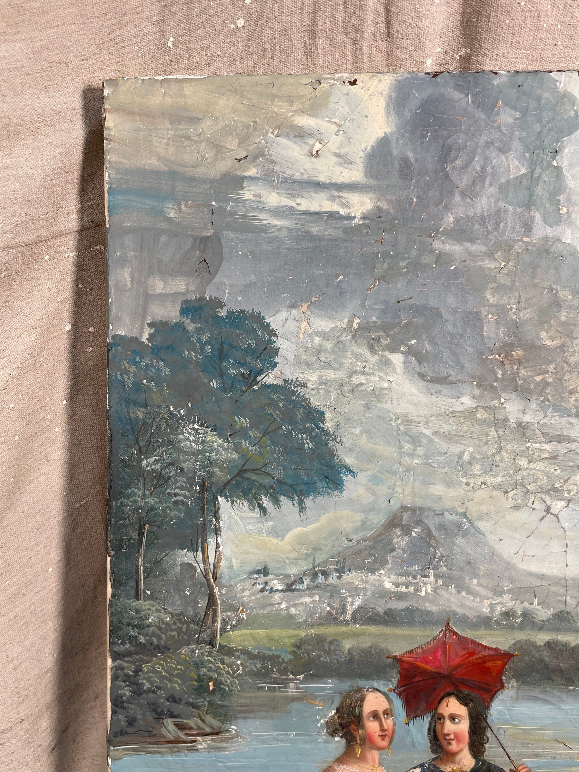 French Neoclassical Oil Painting - Etsy