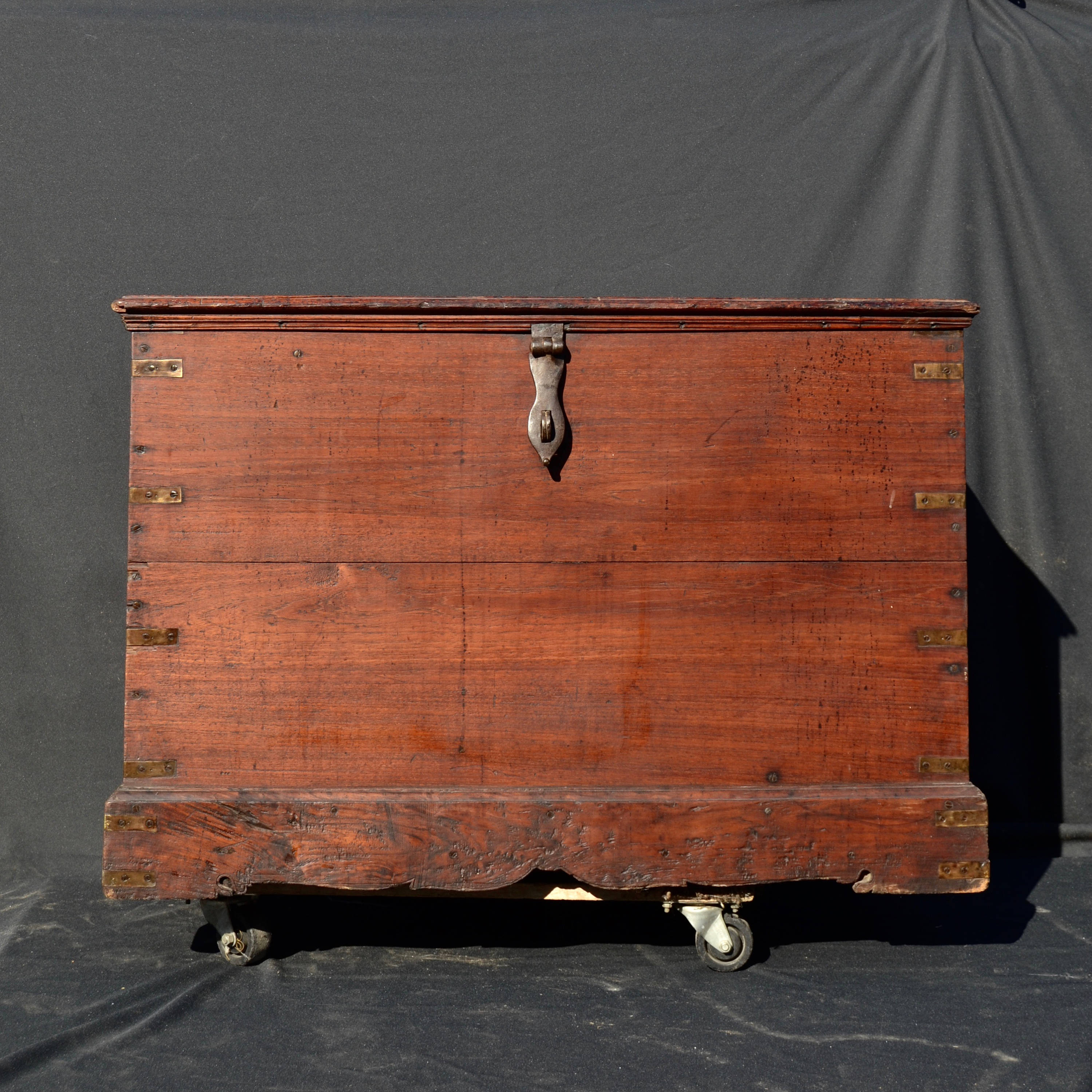 American Colonial Primitive Storage Chest - Etsy