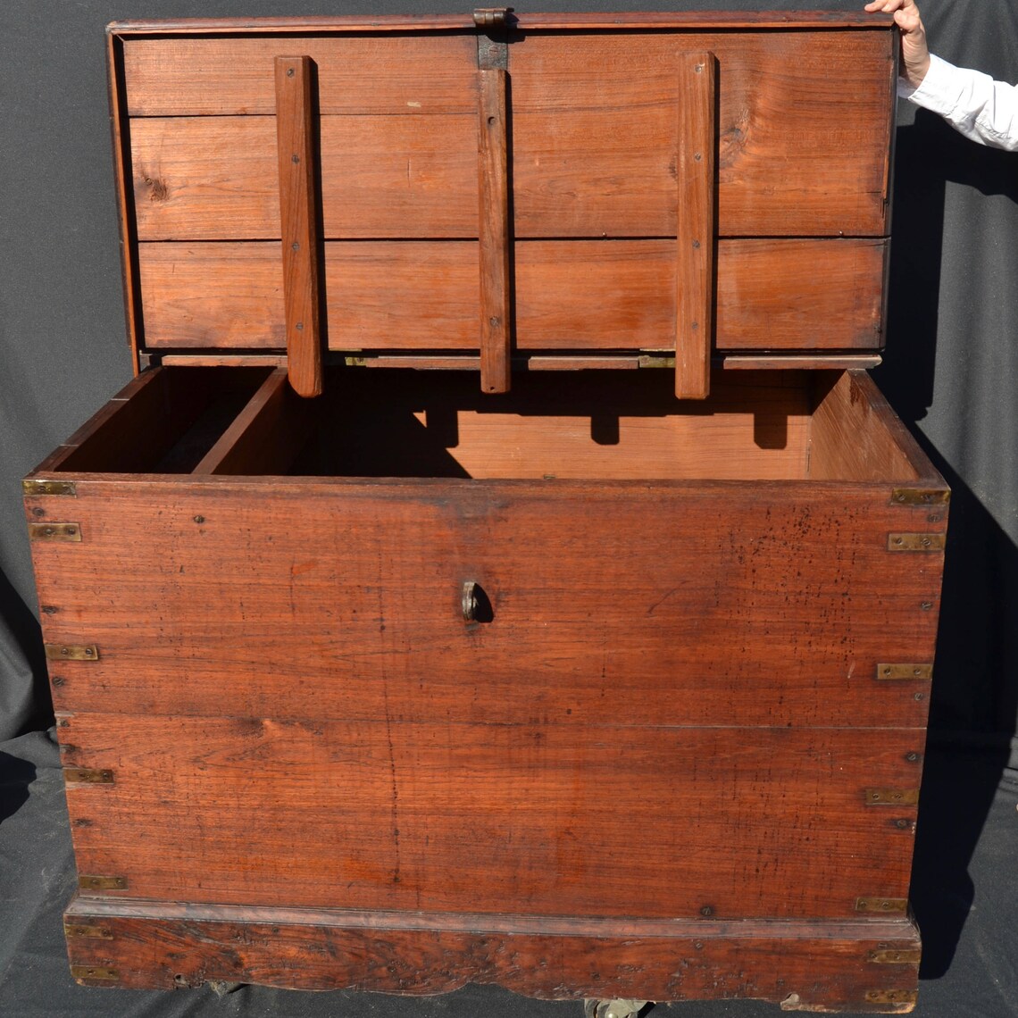 American Colonial Primitive Storage Chest - Etsy
