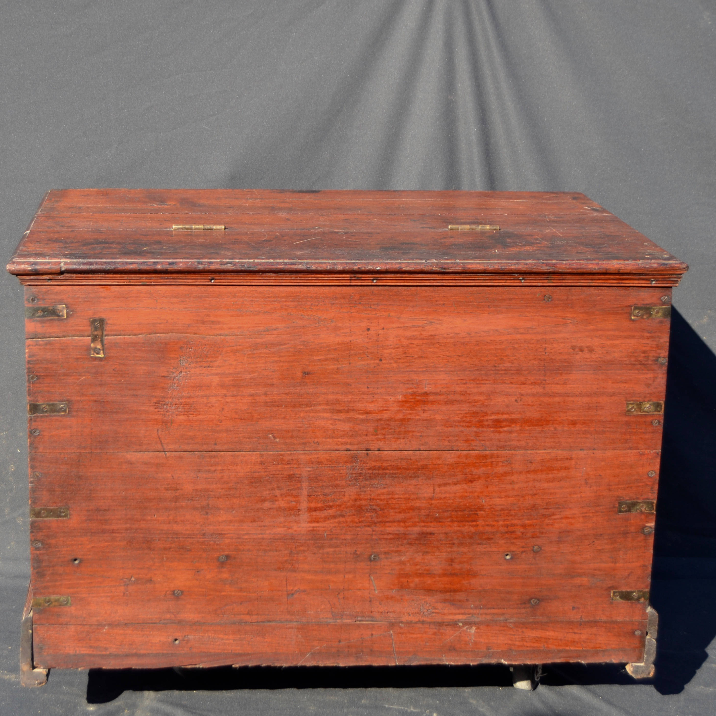 American Colonial Primitive Storage Chest - Etsy