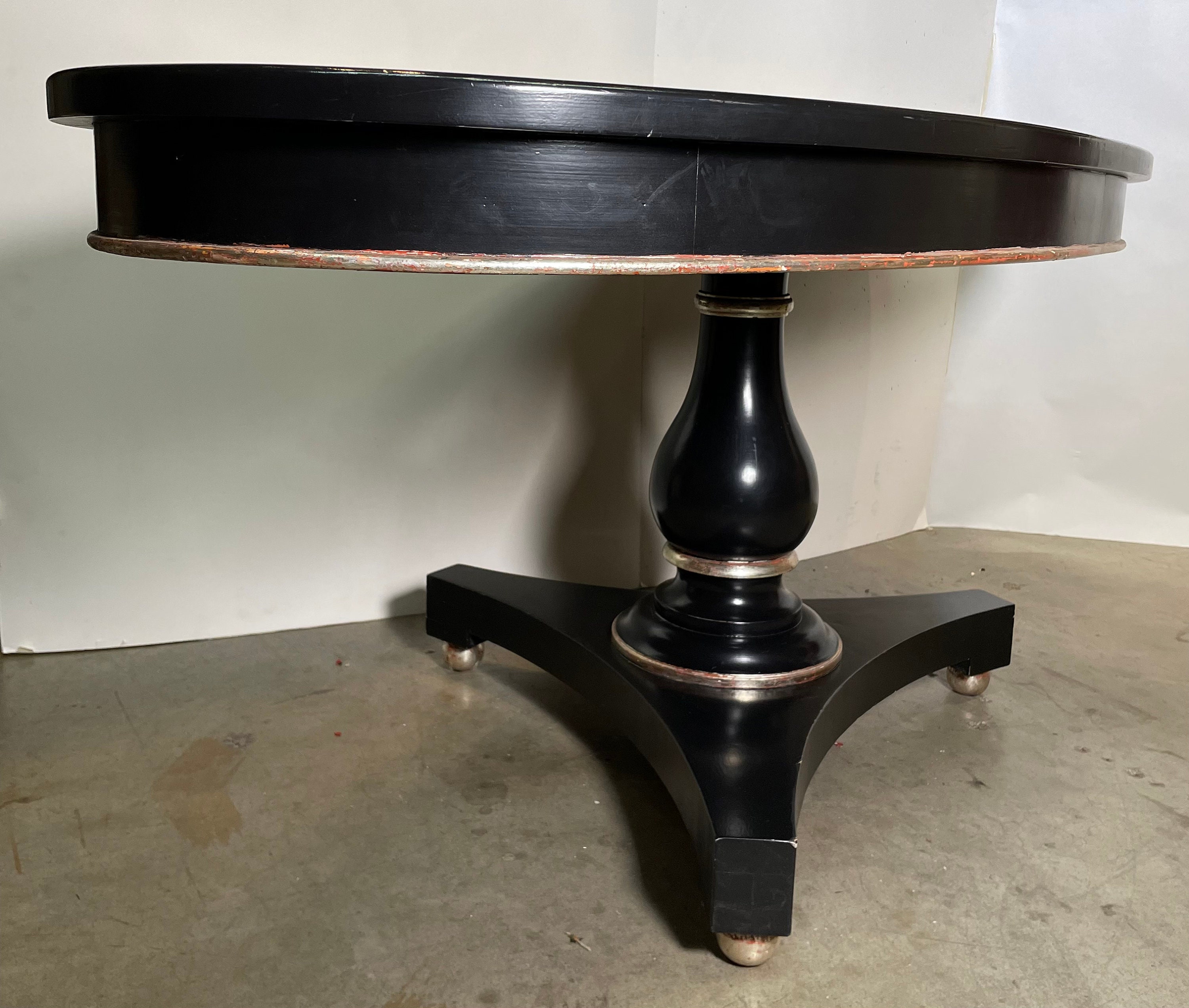 Black Elliptical Table - Etsy