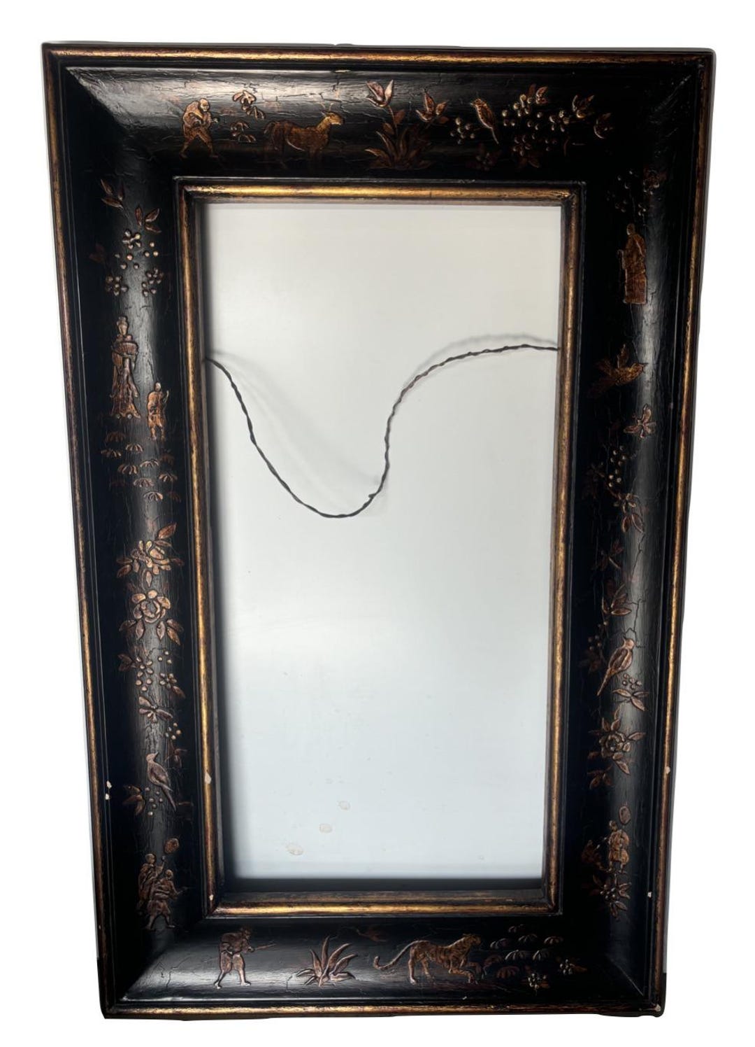 Black Chinoiserie Concave Frame - Etsy