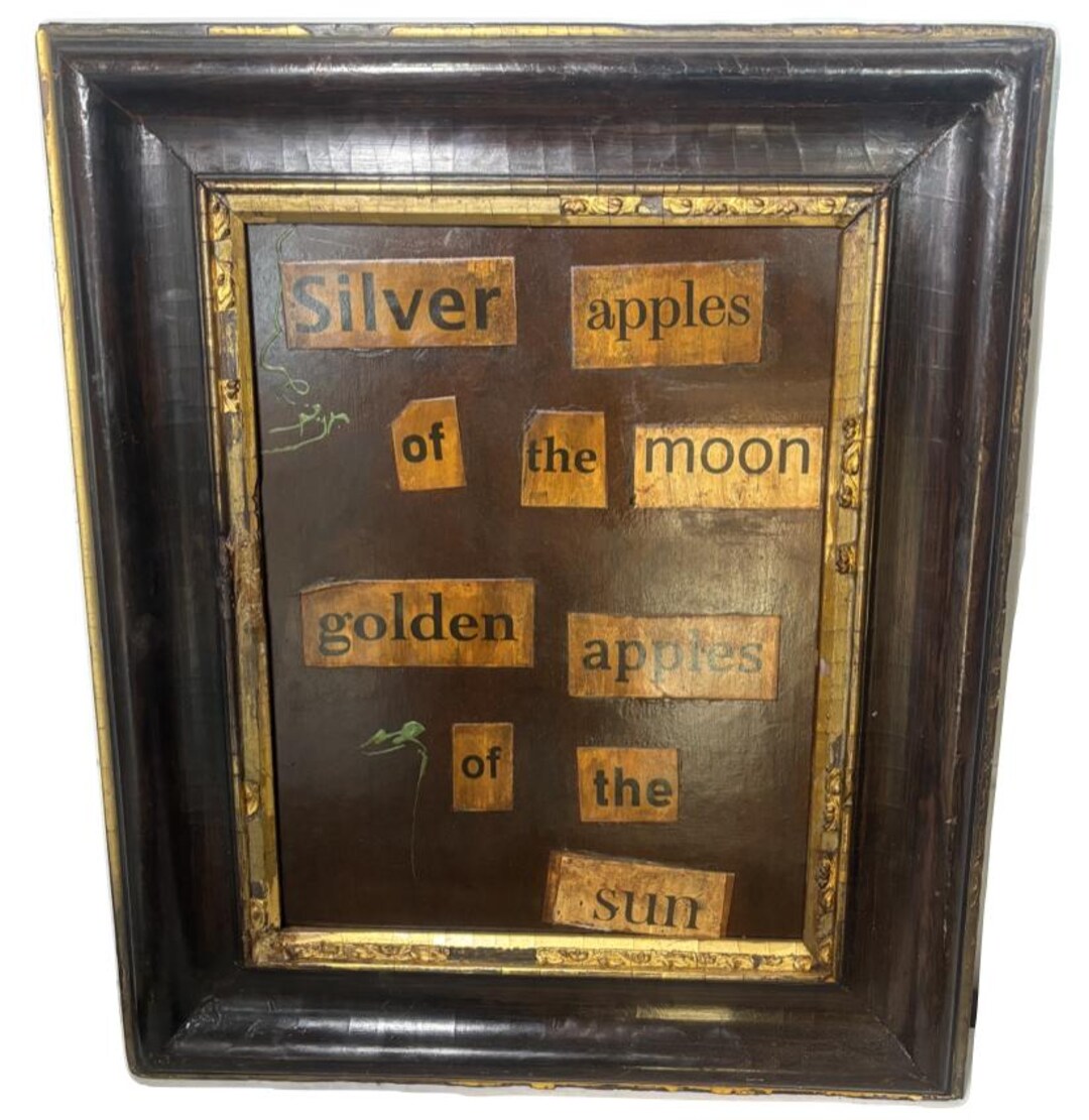 Poetry Art Hand Finished Frame (#2) - Etsy