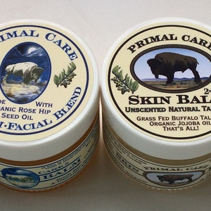 2 Oz Jar - Buffalo Tallow Skin Balm - 4 Scents - Etsy