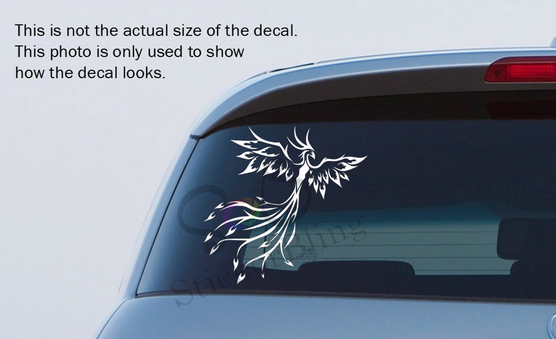 Phoenix 11 X 10.625 Vinyl Decal Sticker Car Window Bumper Computer ...