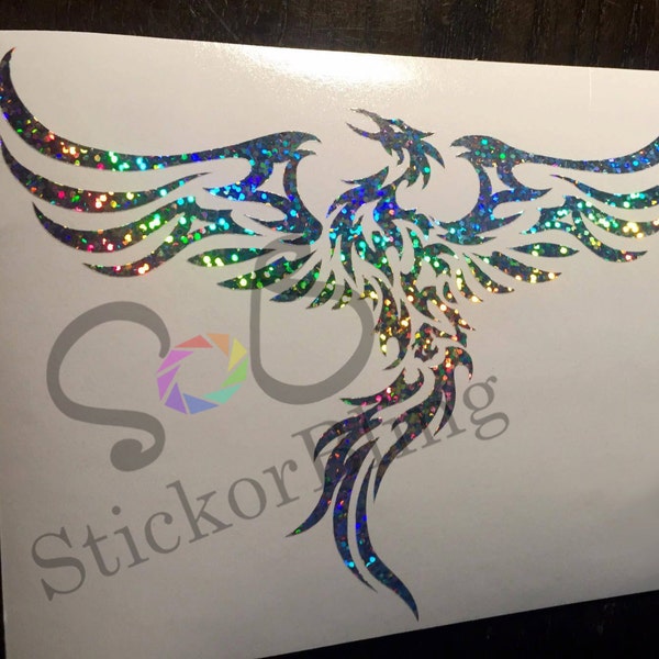 Phoenix Rising Car Decal - Etsy