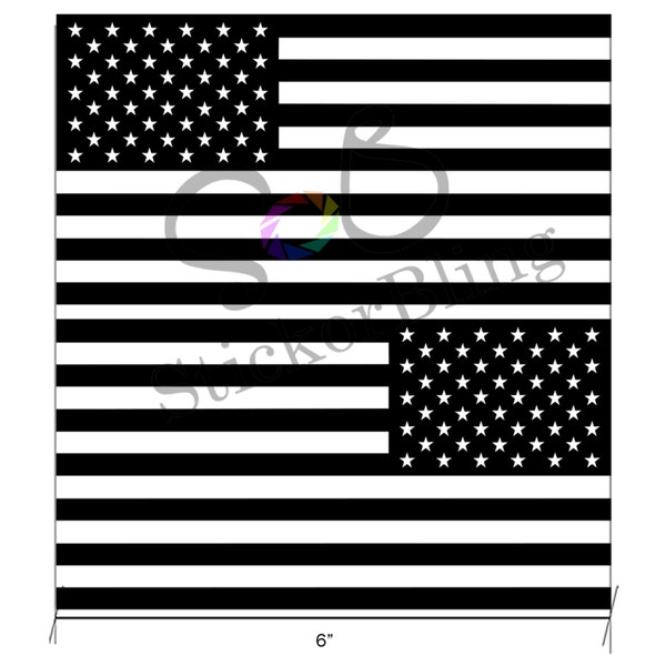 Reverse American Flag Decal - Etsy