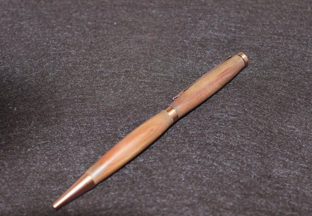 Wood Pen Hand-made -eastern Red Cedar - Slimline - Antique Copper ...