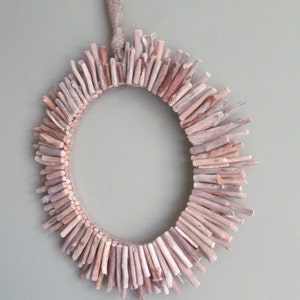 Bleached White Driftwood Wreath, Coastal Sunburst Decor (16 Inch) - Etsy