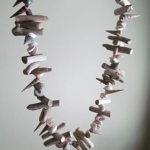 Driftwood and Shell Garland Sold by the Foot, Beach Home Decor, Wedding ...