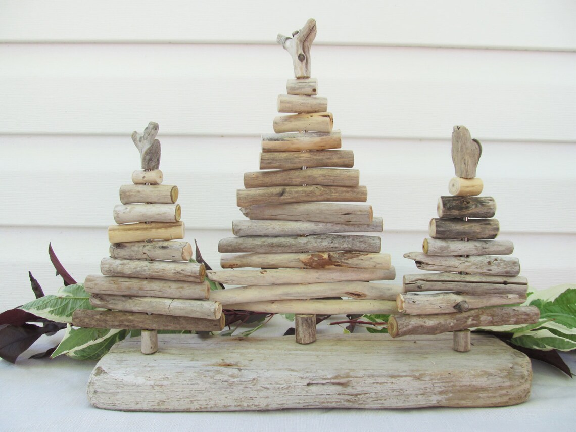 Driftwood Christmas Tree Forest Driftwood Holiday Decor - Etsy Canada