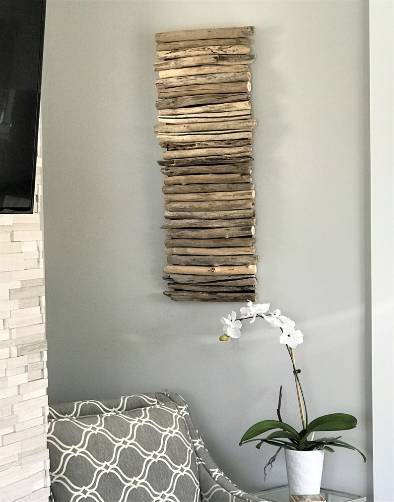 Large Driftwood Wall Hanging Art Driftwood Hanging Art Beach - Etsy