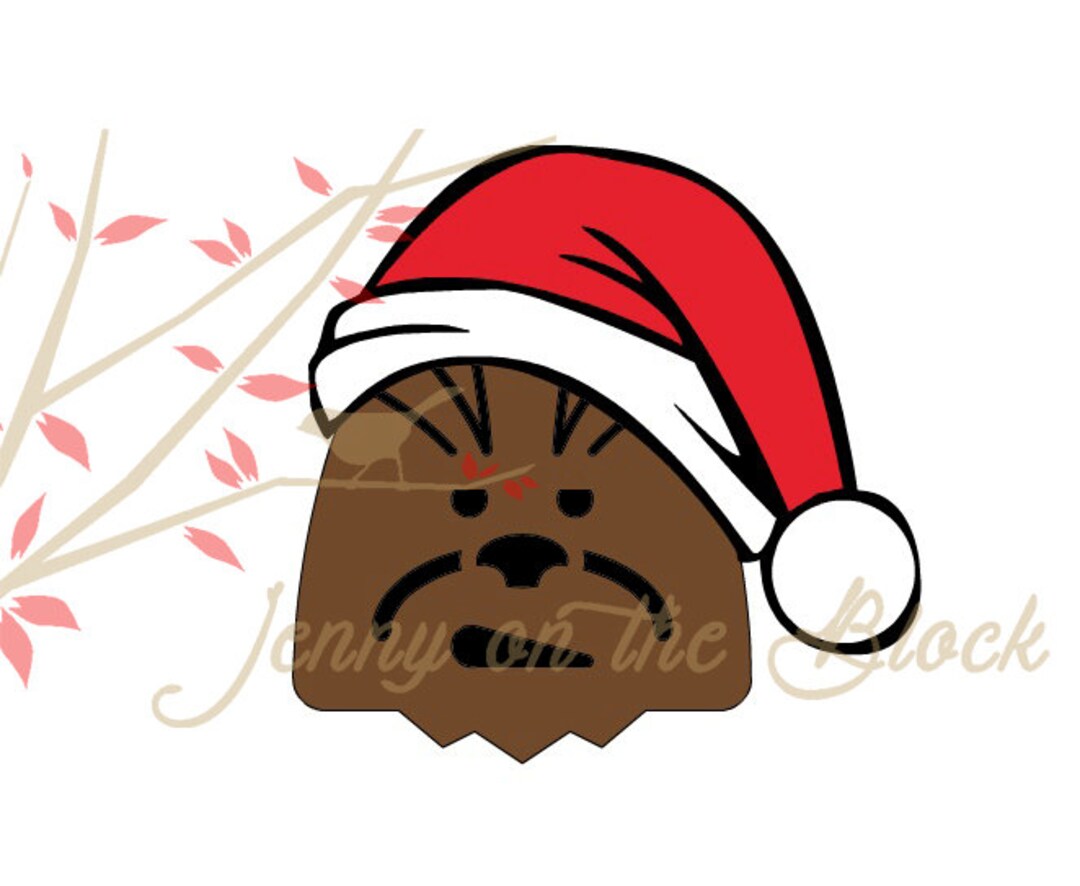 Star Wars Christmas Chewbacca Svg/png/pdf/jpeg Files for Cricut ...