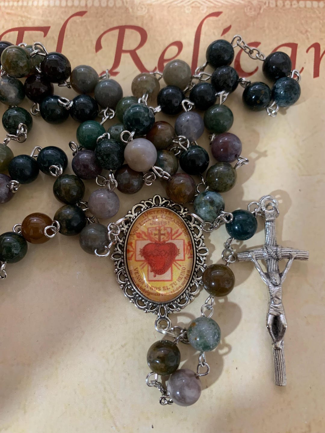 STOP! the Sacred Heart of Jesus is With Me. the Cross is a Replica of ...