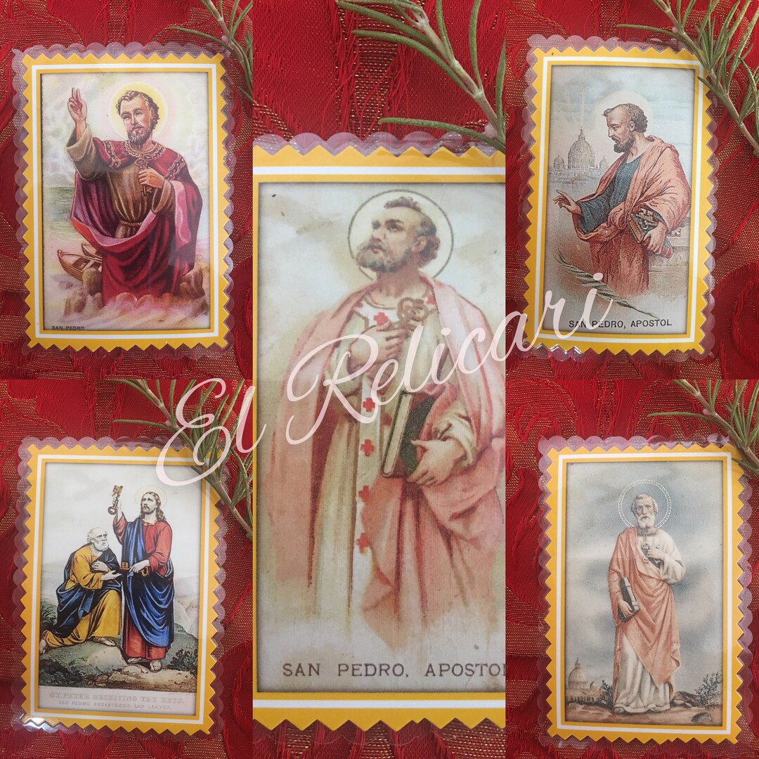 Saint Peter the Apostle. Laminated Cards. - Etsy