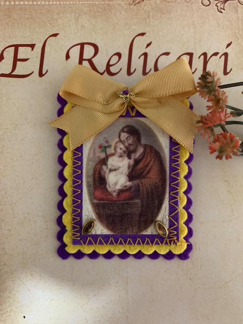 SAINT JOSEPH. the Patriarch Saint Joseph. Scapular. - Etsy