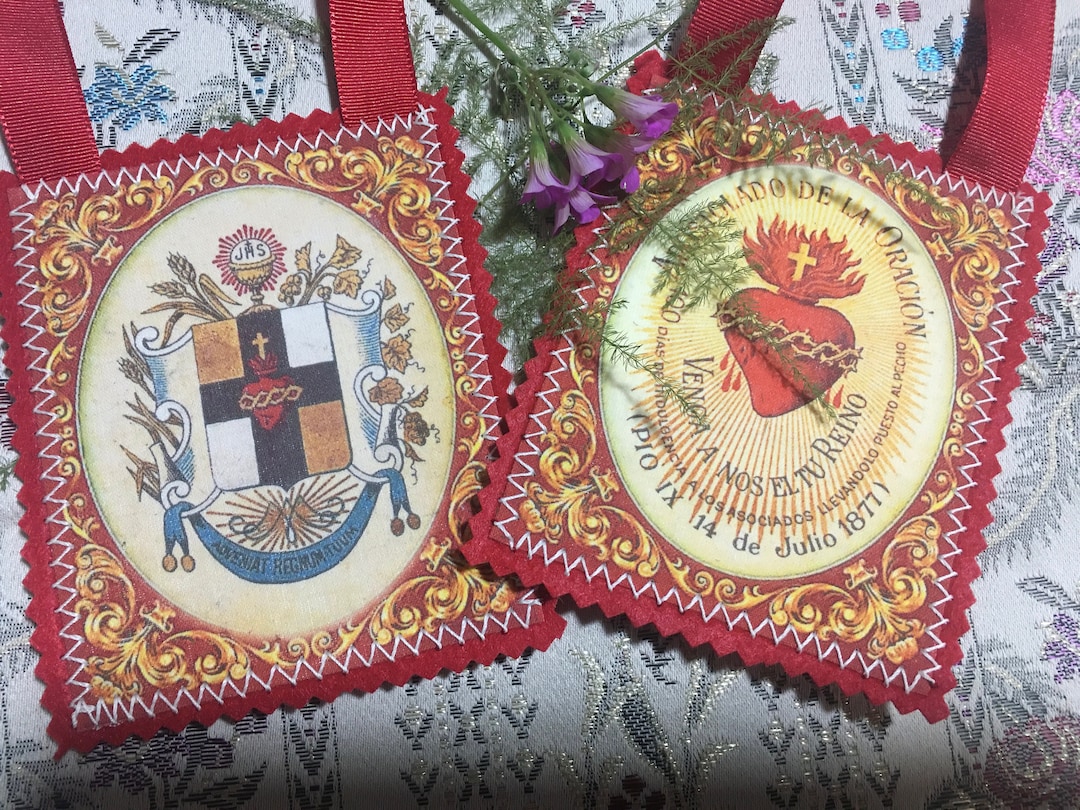 Apostolate of Prayer. Scapular - Etsy